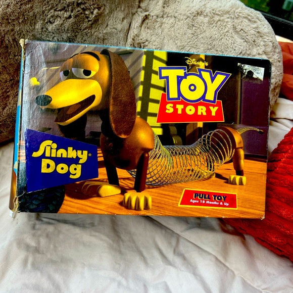 Disney | Toys | Super Rare Vintage 995 Slinky Dog Pull Toy Disney Pixar ...